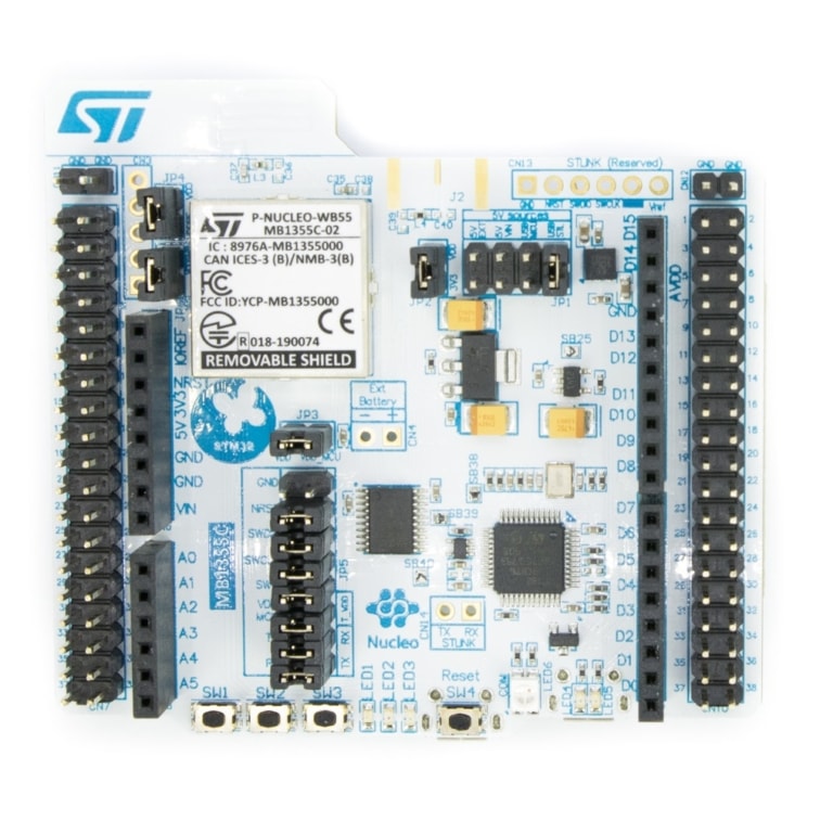 STM32 NUCLEO-WB55RG Nucleo-64 z STM32WB55RG ARM Cortex-M4/M0+ BLE - Sklep msalamon