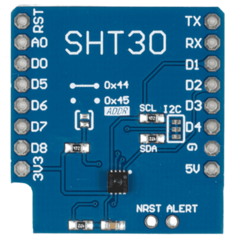 Moduł z czujnikiem SHT30 do WeMos D1 Mini - Sklep msalamon