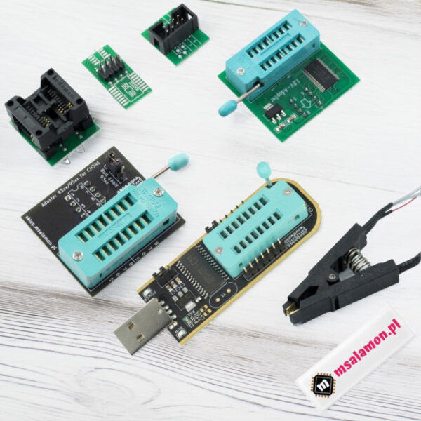 Mega zestaw programator EEPROM i Flash na CH341 - Sklep msalamon