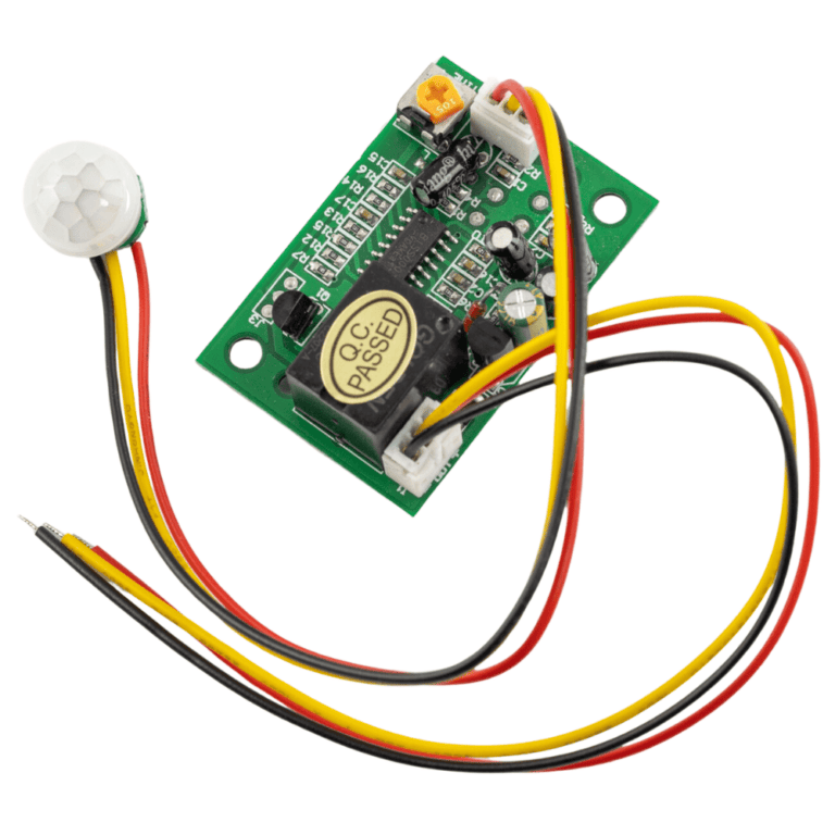 Czujnik ruchu PIR z przekaźnikiem 12V 20A i regulacją czasu - Sklep ...