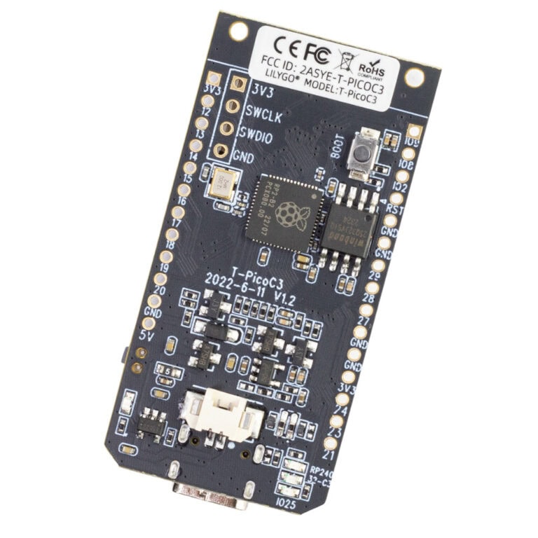 LilyGO T-PicoC3 Z RP2040 + ESP32-C3 + LCD 1.14" WiFi Bluetooth Z USB-C - Sklep msalamon
