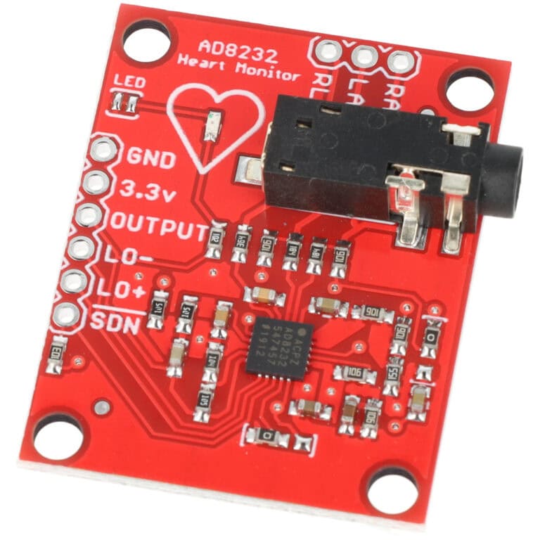 Moduł ECG AD8232 - Czujnik monitorowania EKG z pomiarem pulsu do ...