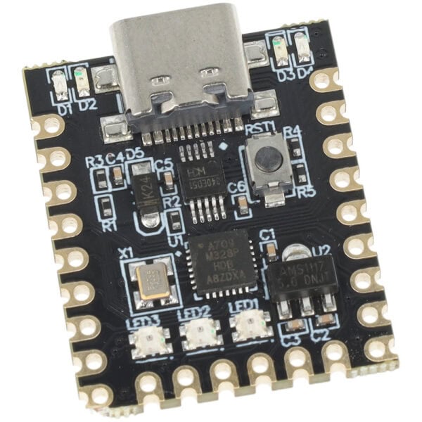 Nano SuperMini ATmega328P Z USB-C ZGODNY Z Arduino® 24 pin - Sklep msalamon